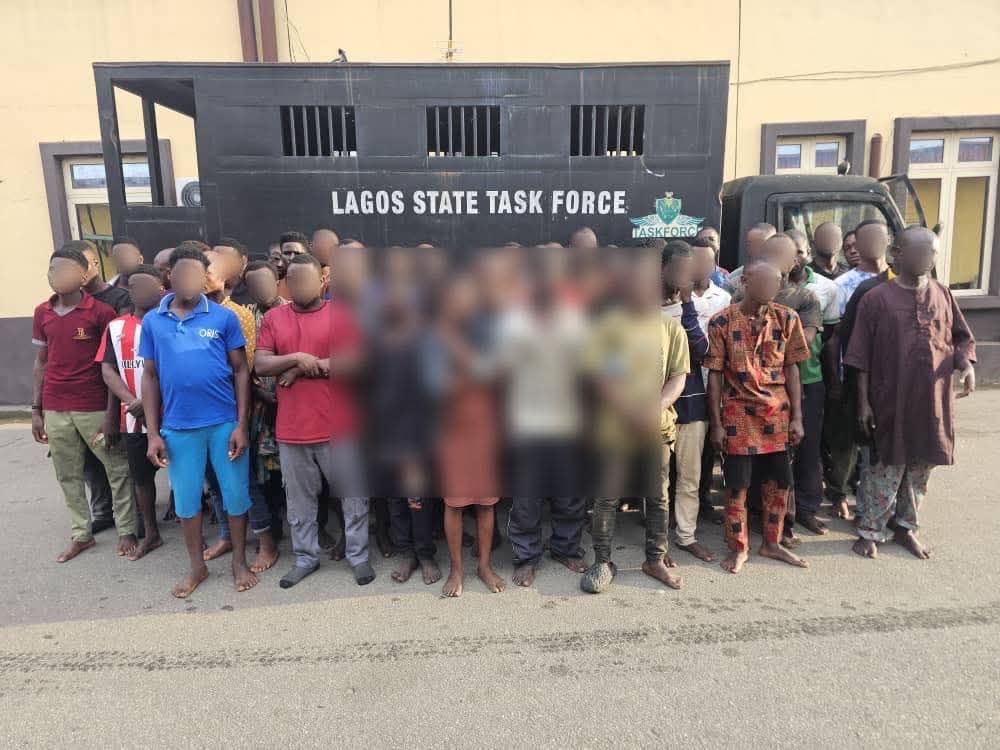 49 Suspects Arrested As Lagos Task Force Busts Criminal Hideouts In ...